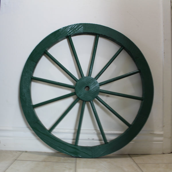 WAGON WHEEL HUNTER GREEN BARN WOOD WESTERN HOME DECOR HANDMADE NEW 16 ...