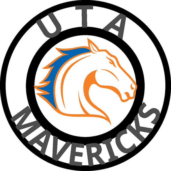 UTA ARLINGTON CUSTOM METAL VINTAGE CRAFT TEAM SIGN WETSERN HOME DECOR ...