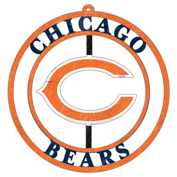 #WC105 CHICAGO BEARS MDF WOOD NFL TEAM SIGN CUSTOM VINTAGE CRAFT WESTE ...